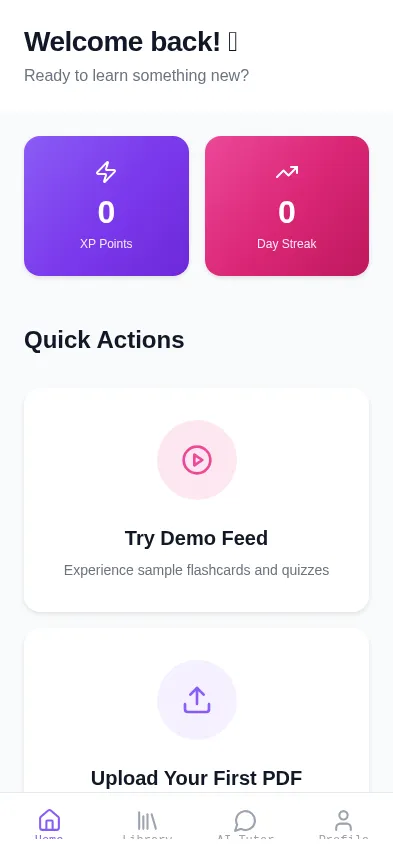 ScrollStudy – AI-Powered Study Reels from Any PDF