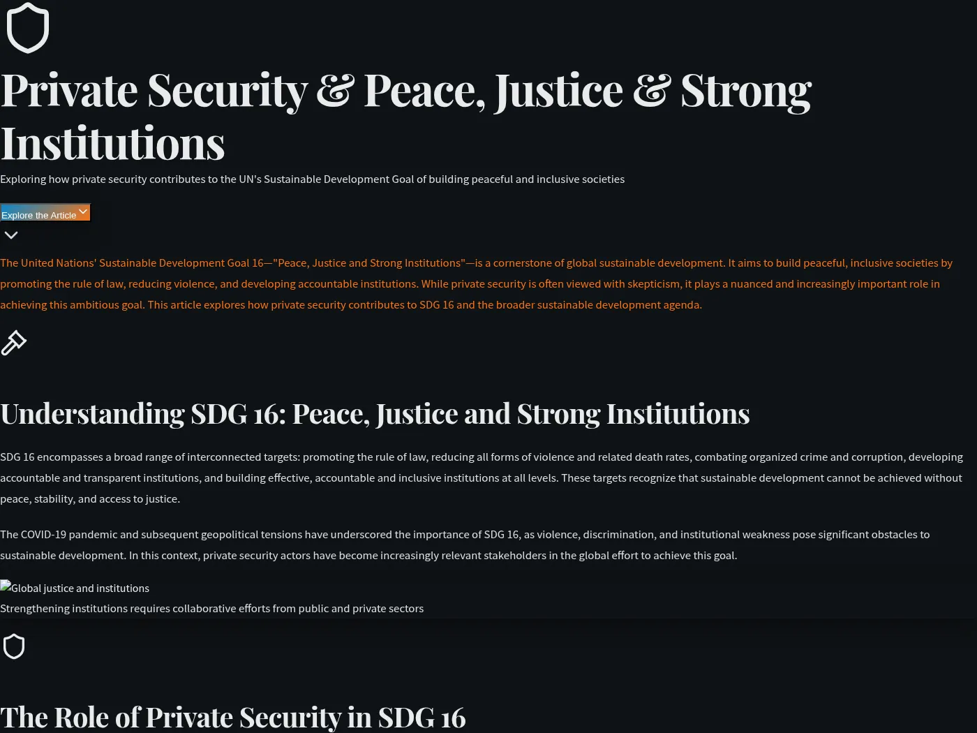 SDG Security Insights