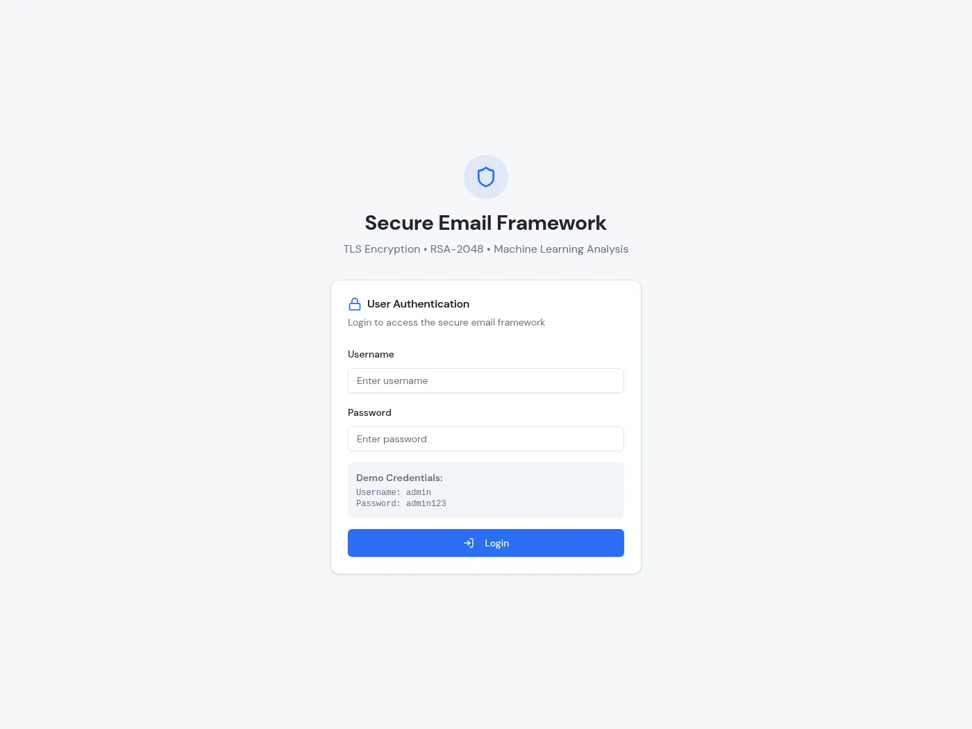 Secure Email Communication Simulator with Encrypted Transmission & Intelligent Analysis