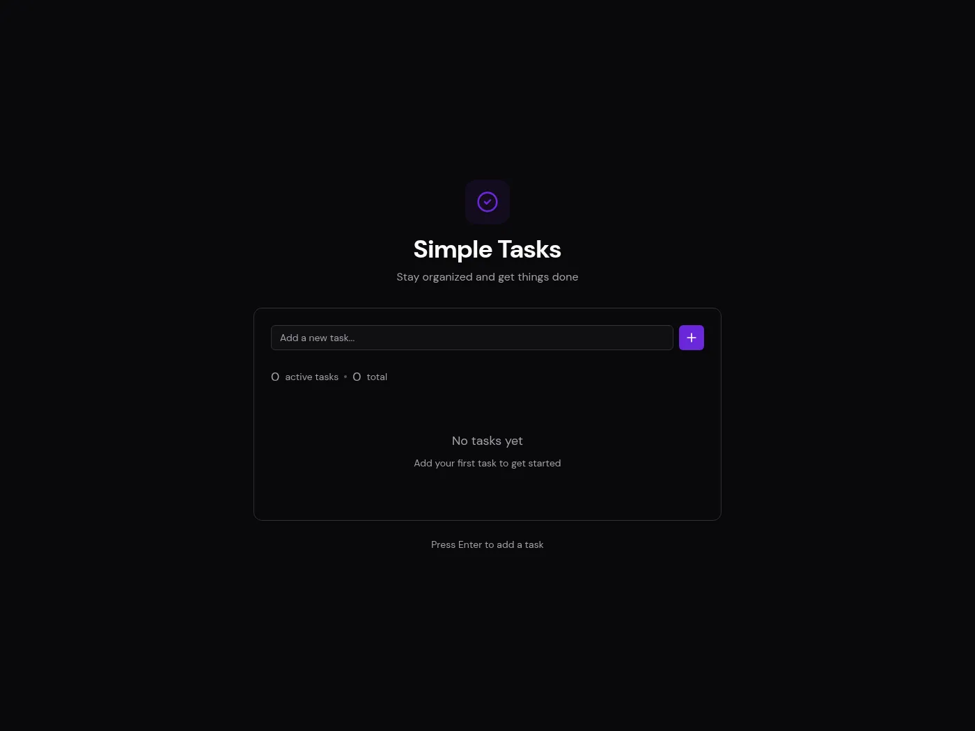 Simple App Starter
