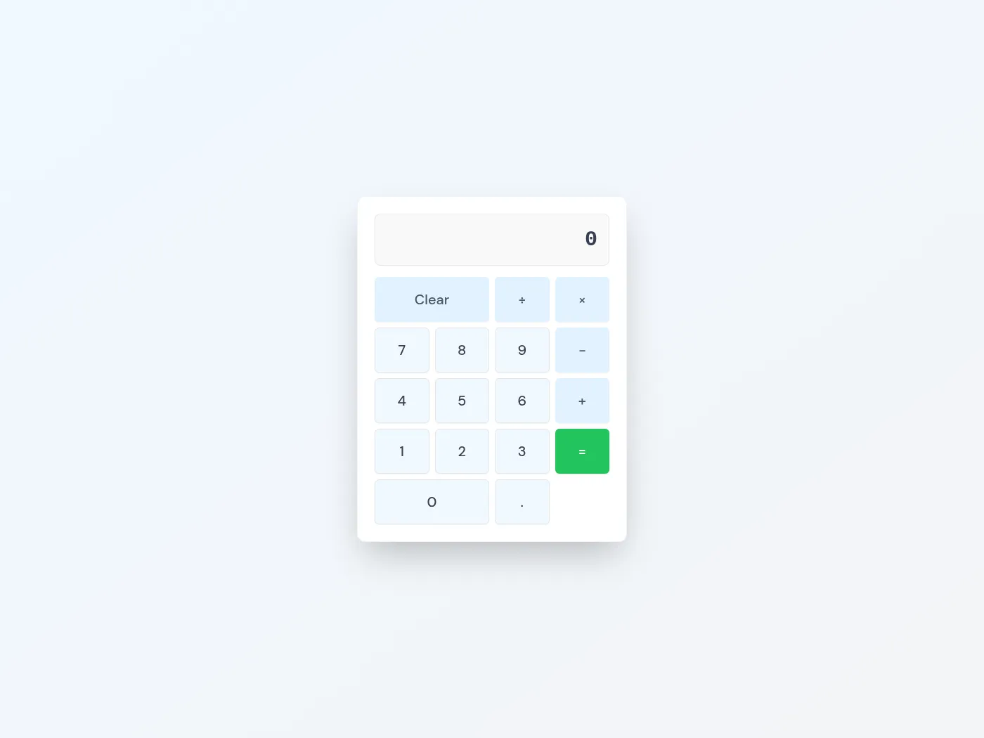 Simple Calculator Web App