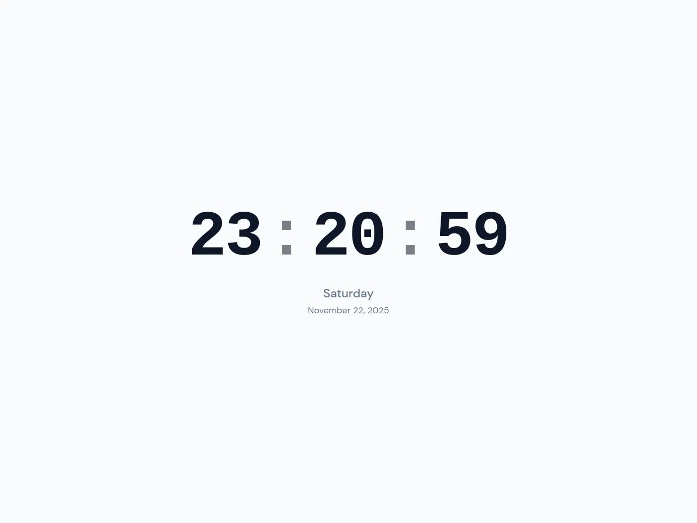 Simple Clock