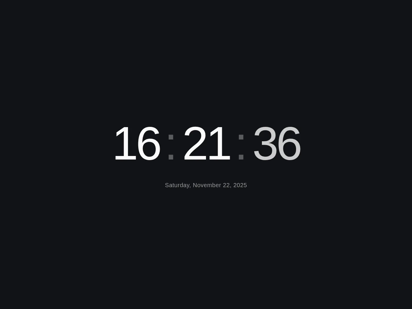 Simple Clock