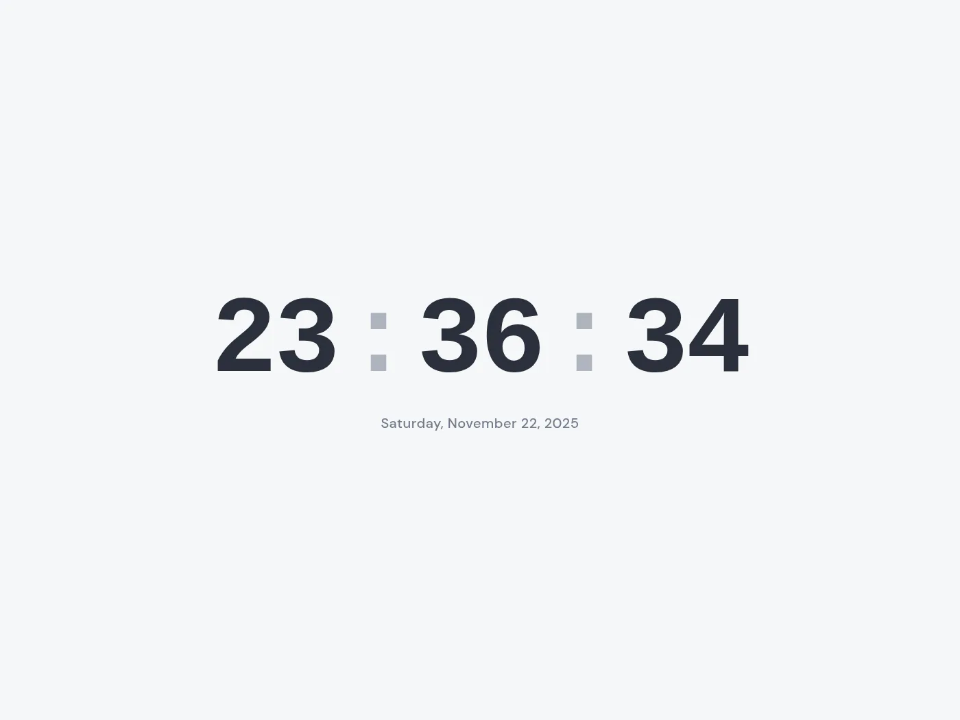 Simple Clock