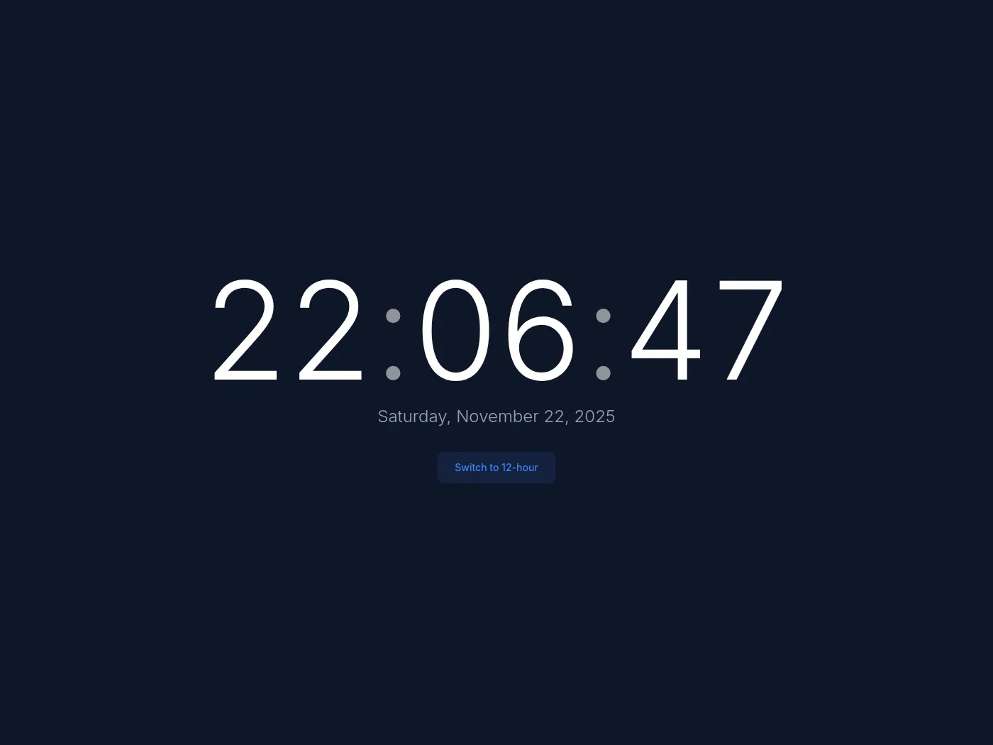 Simple Clock
