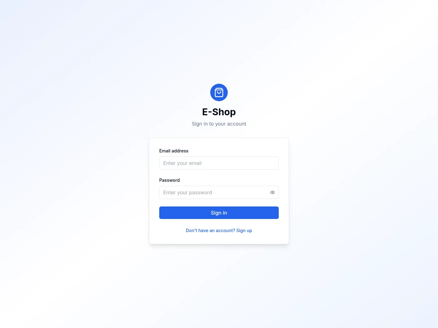 Simple E-commerce SPA with Express.js & React.js