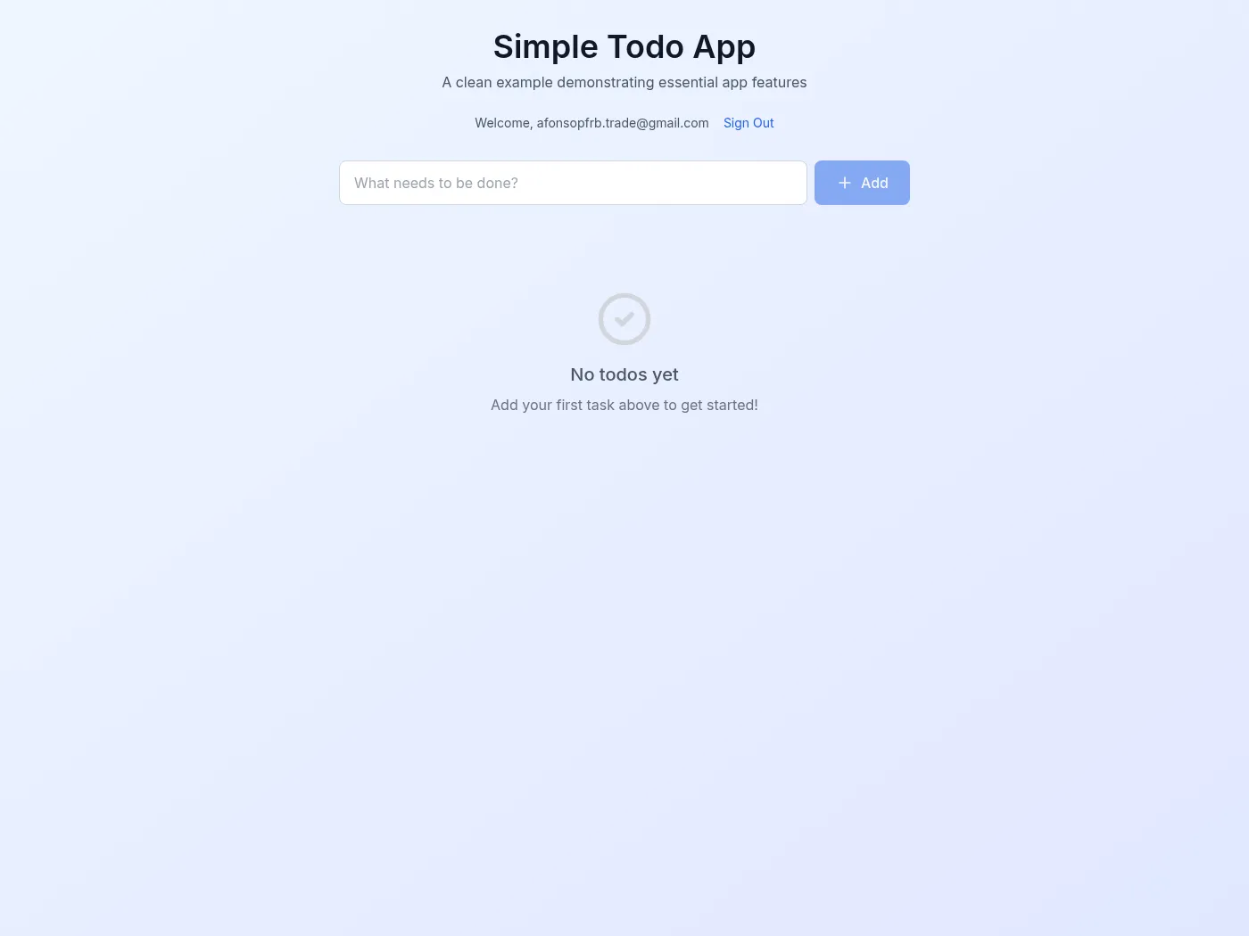 Simple Example App