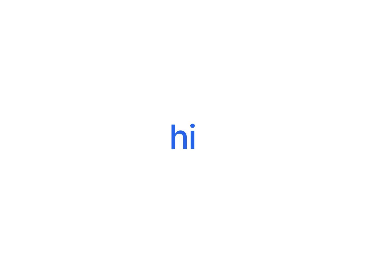 Simple Hi Printer