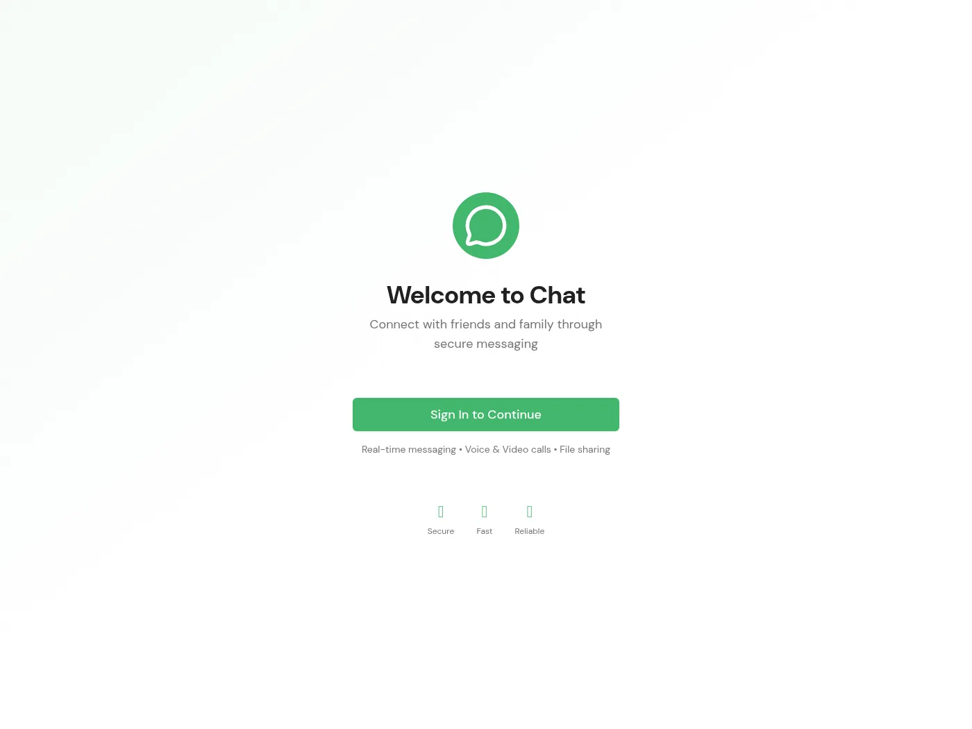 Simple Live Chat & Calling Platform