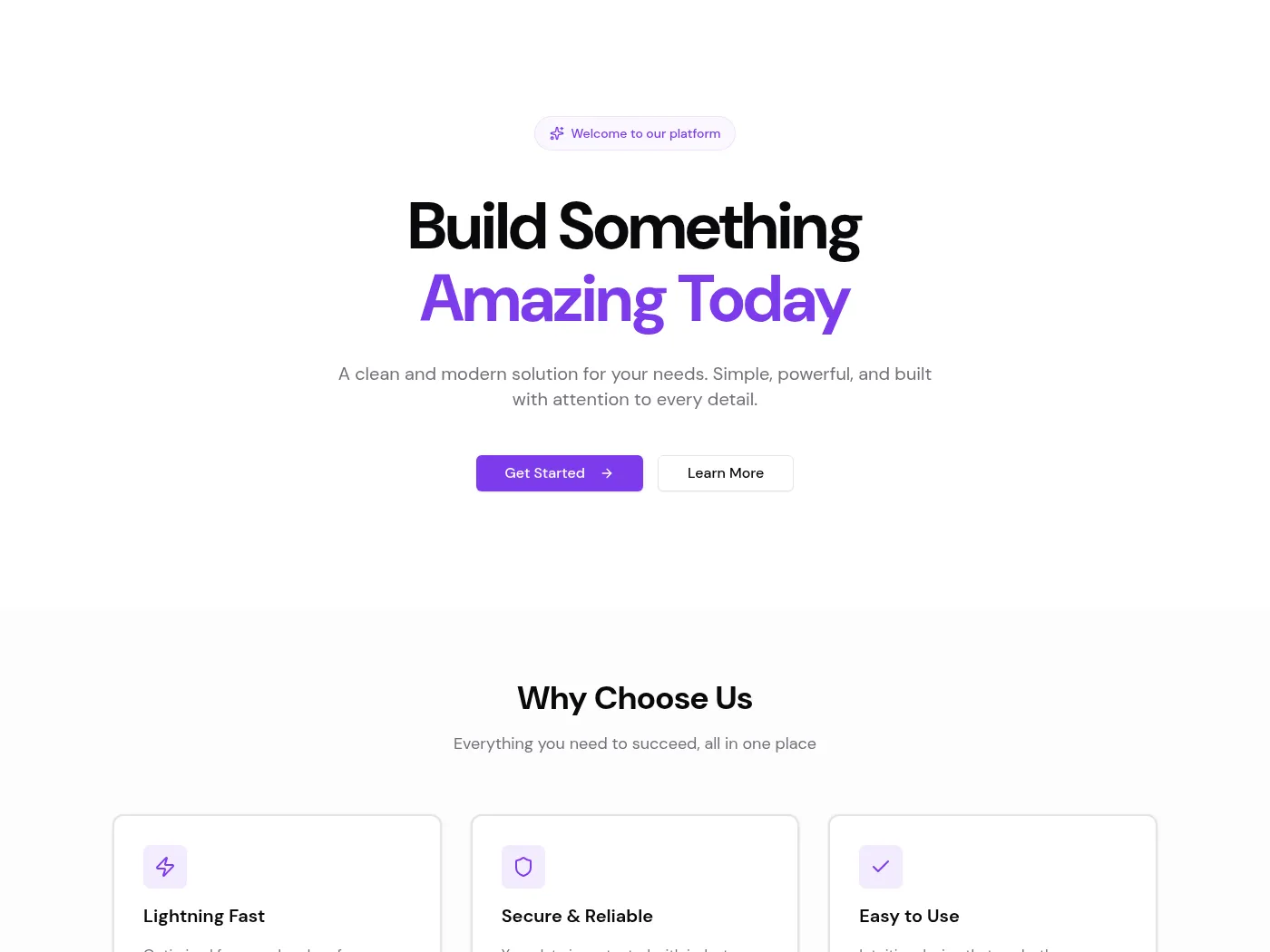 Simple Web Page