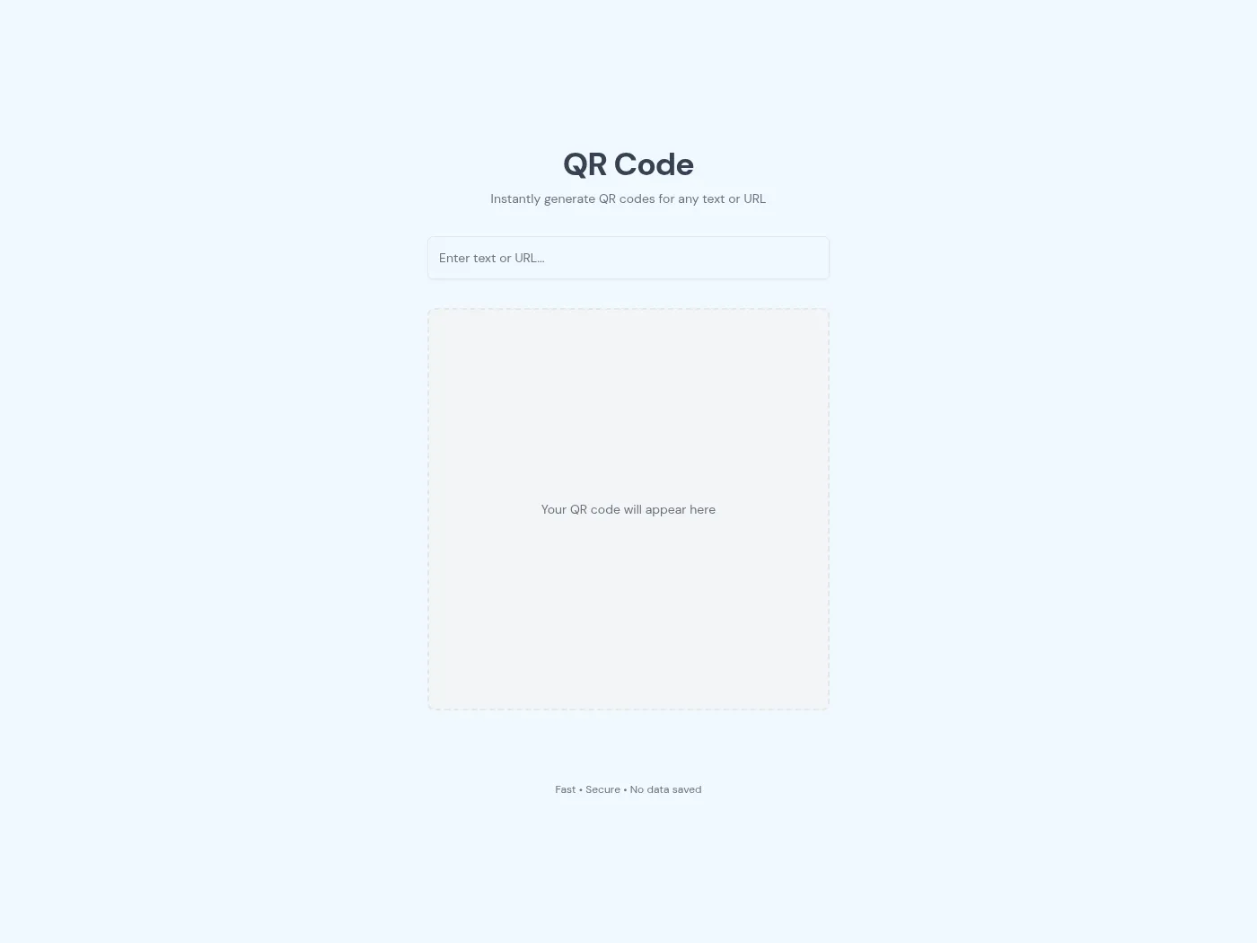 Simple QR Code Generator