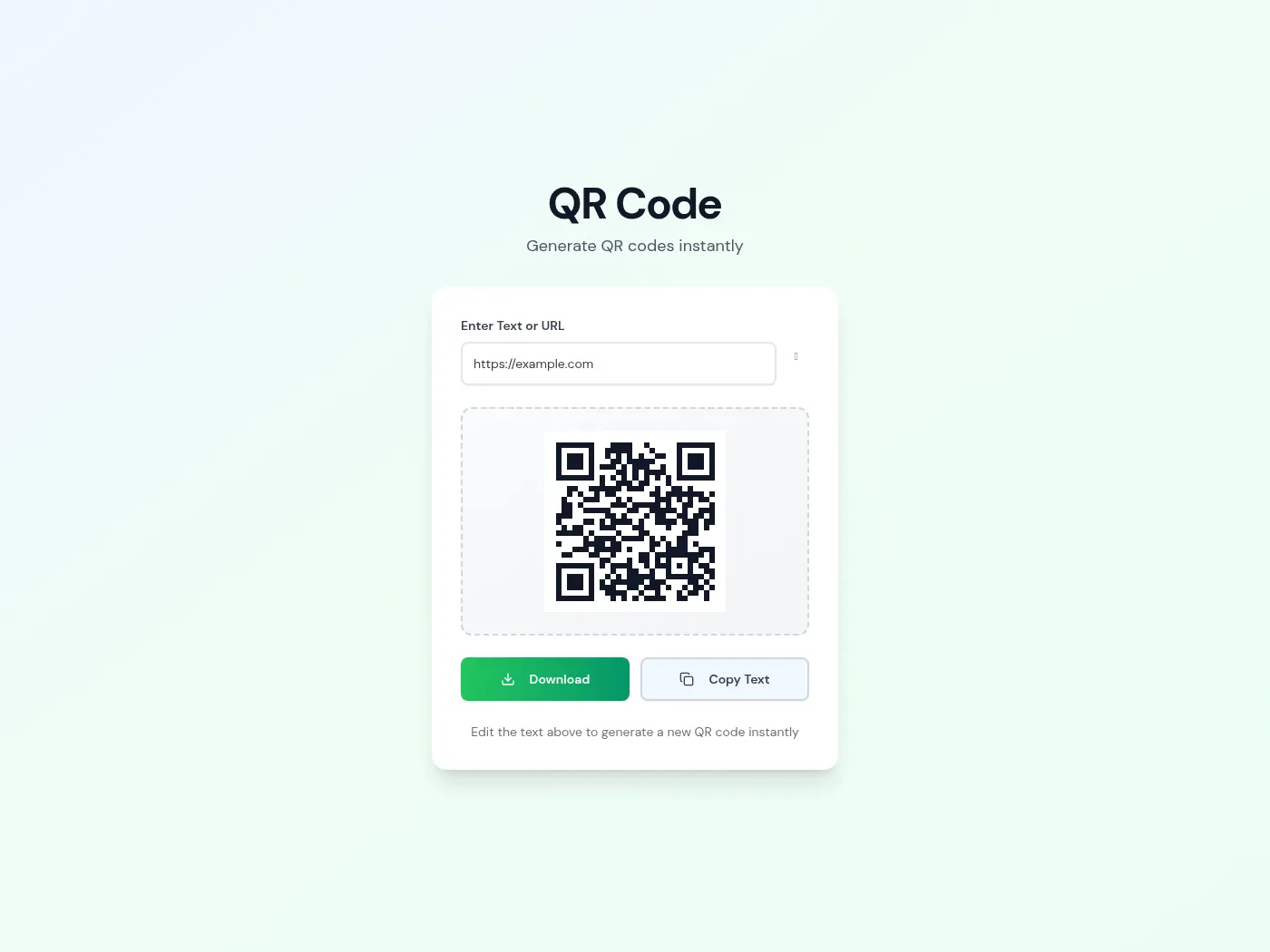Fast and Simple QR Code Generator