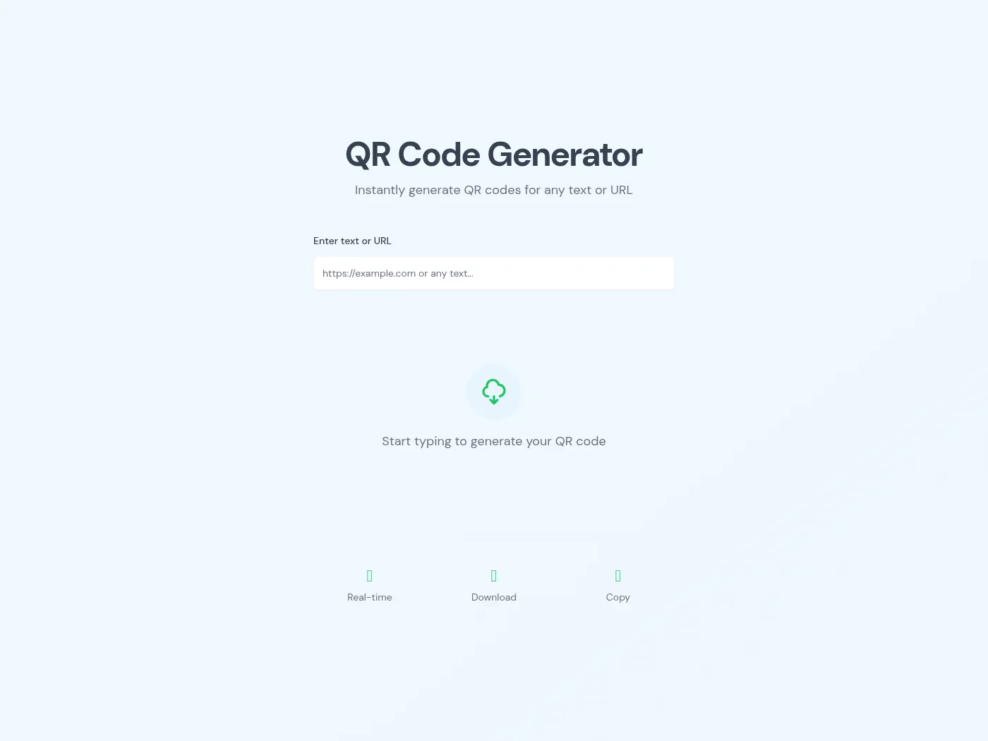 Simple QR Code Generator