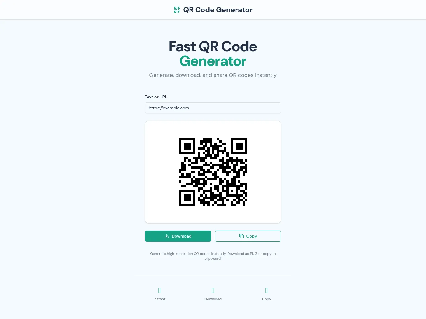 Simple QR Code Generator (Remix)
