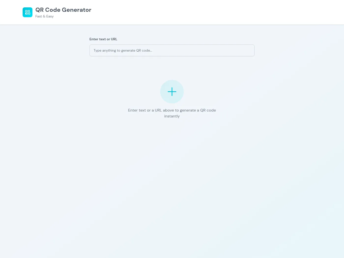 Simple QR Code Generator