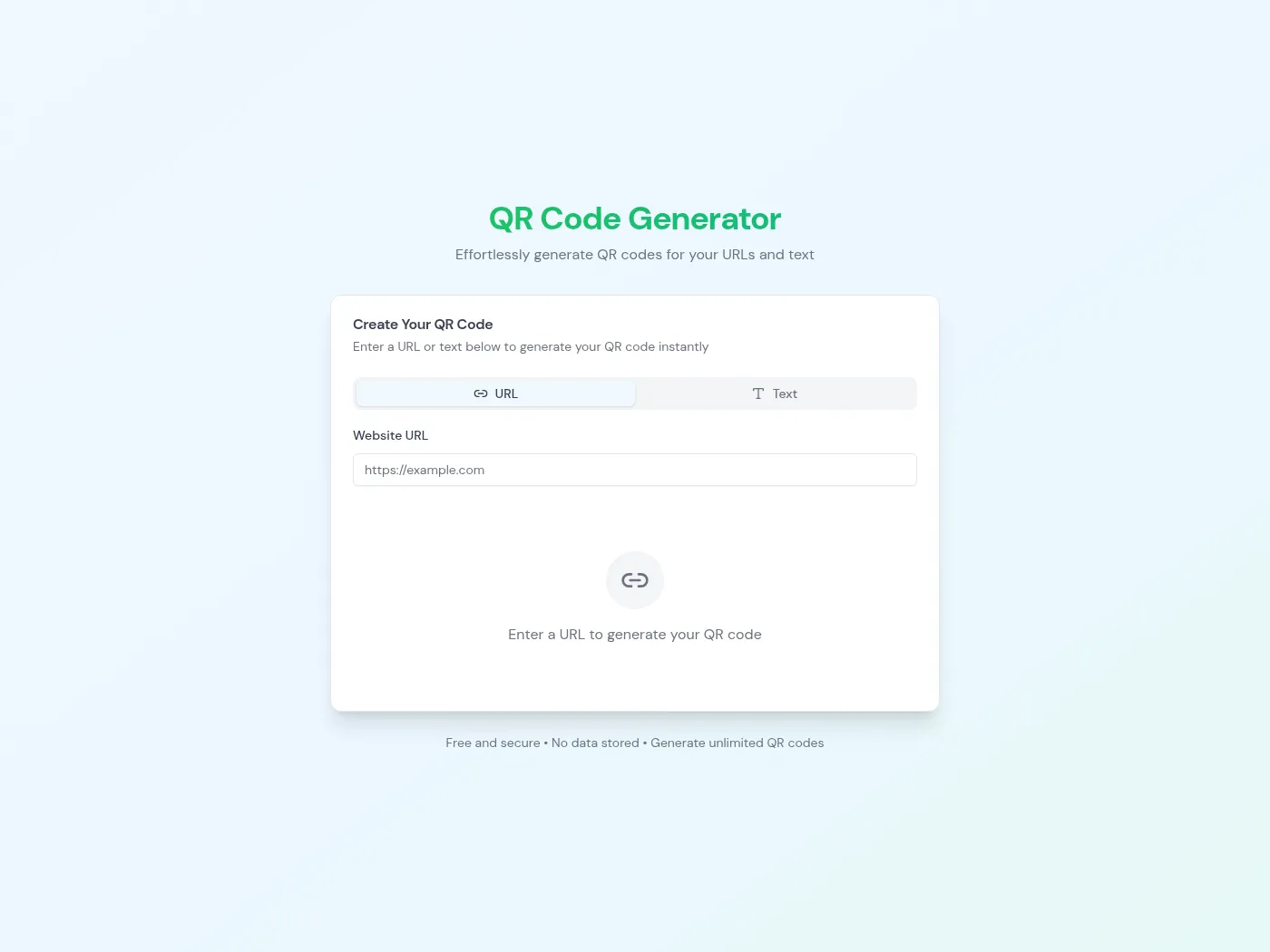 Simple QR Code Generator