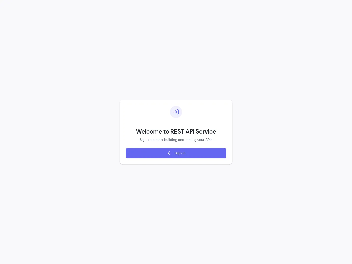 Simple REST API Service