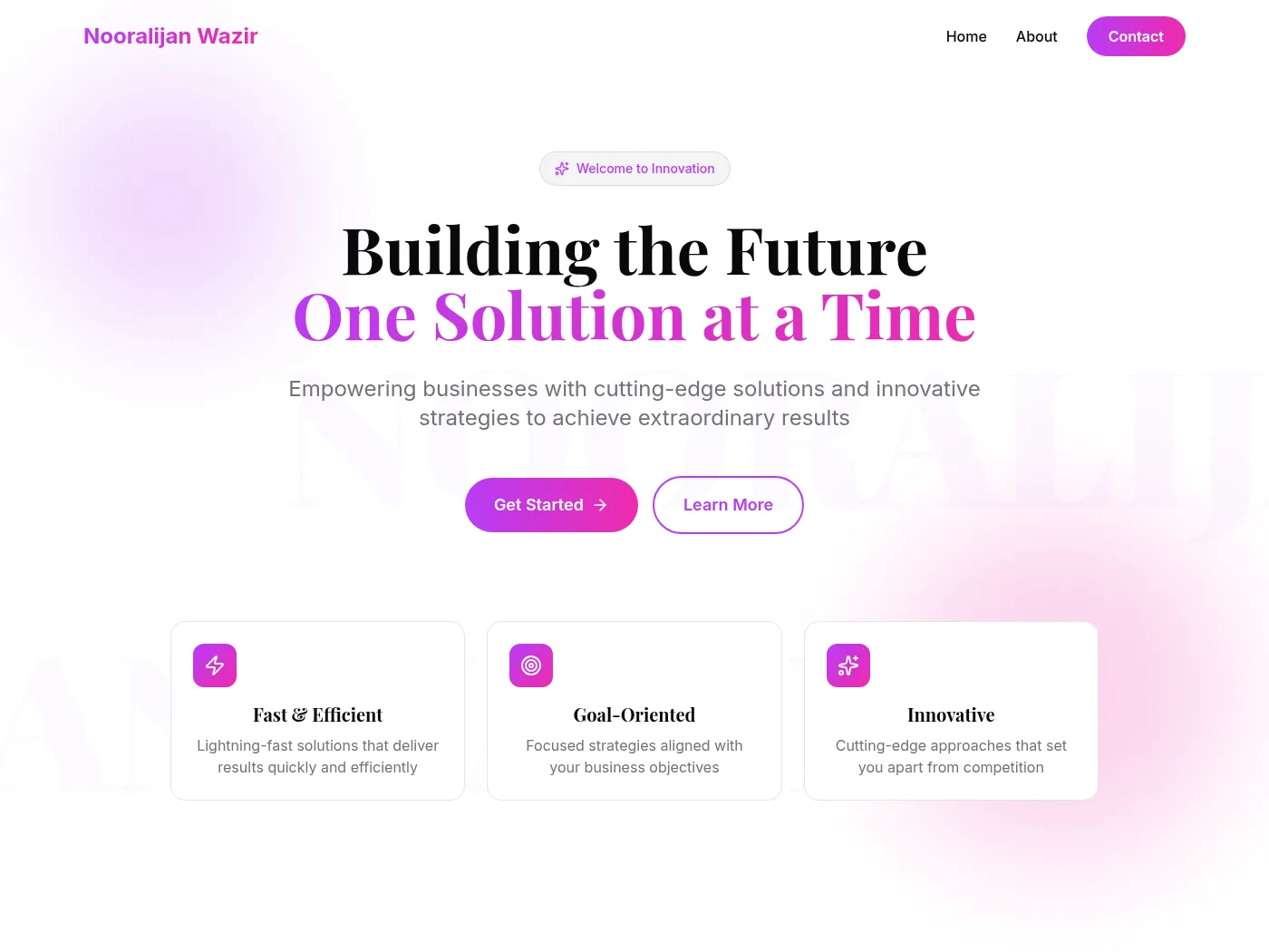 Simple Website Creator