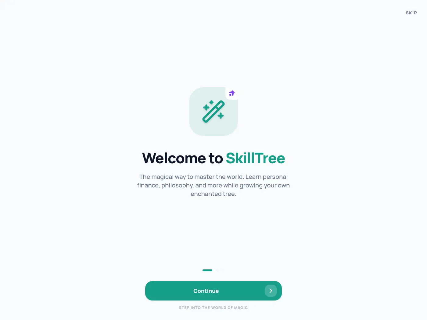 SkillTree Learning App