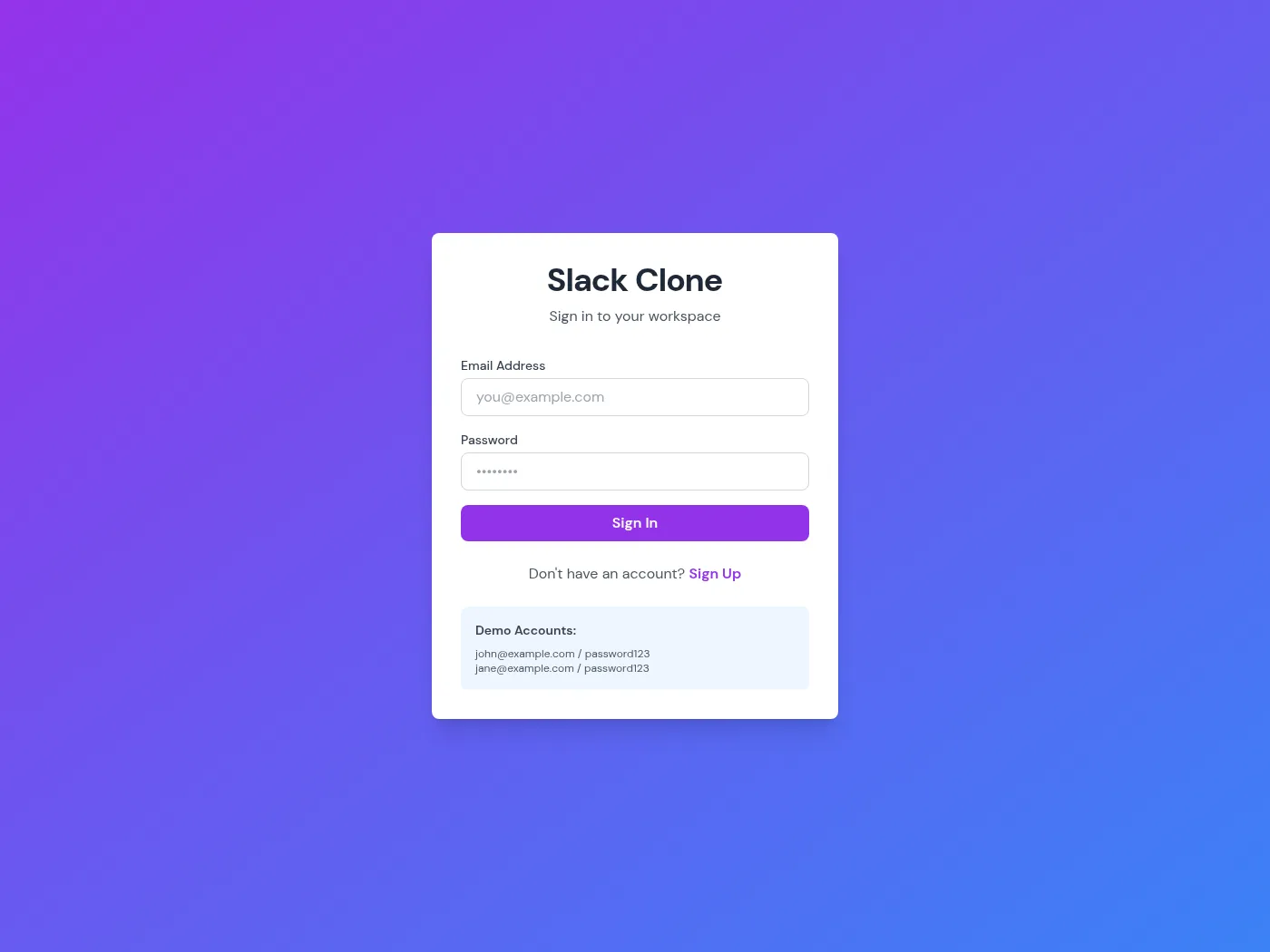 Slack-Clone Real-Time Chat Application with MERN Stack & Socket.io