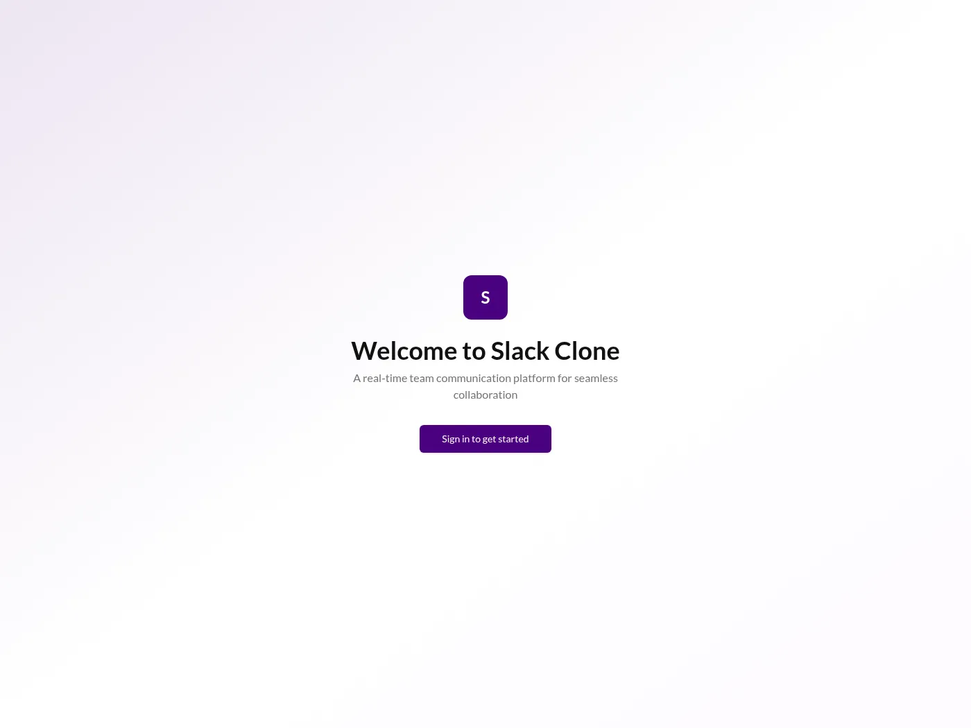 Slack Clone – Real-Time Team Communication Platform