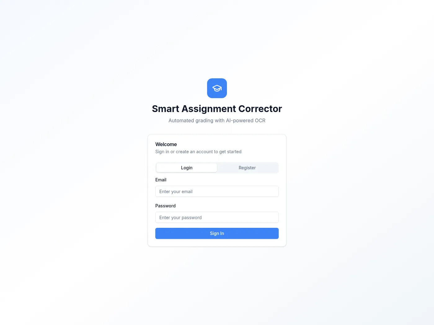 Smart Assignment Corrector Platform