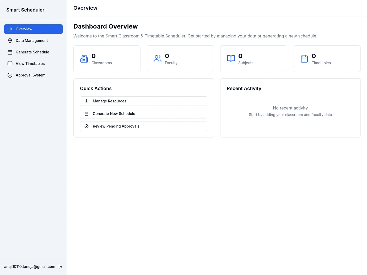 Smart Classroom & Timetable Scheduler