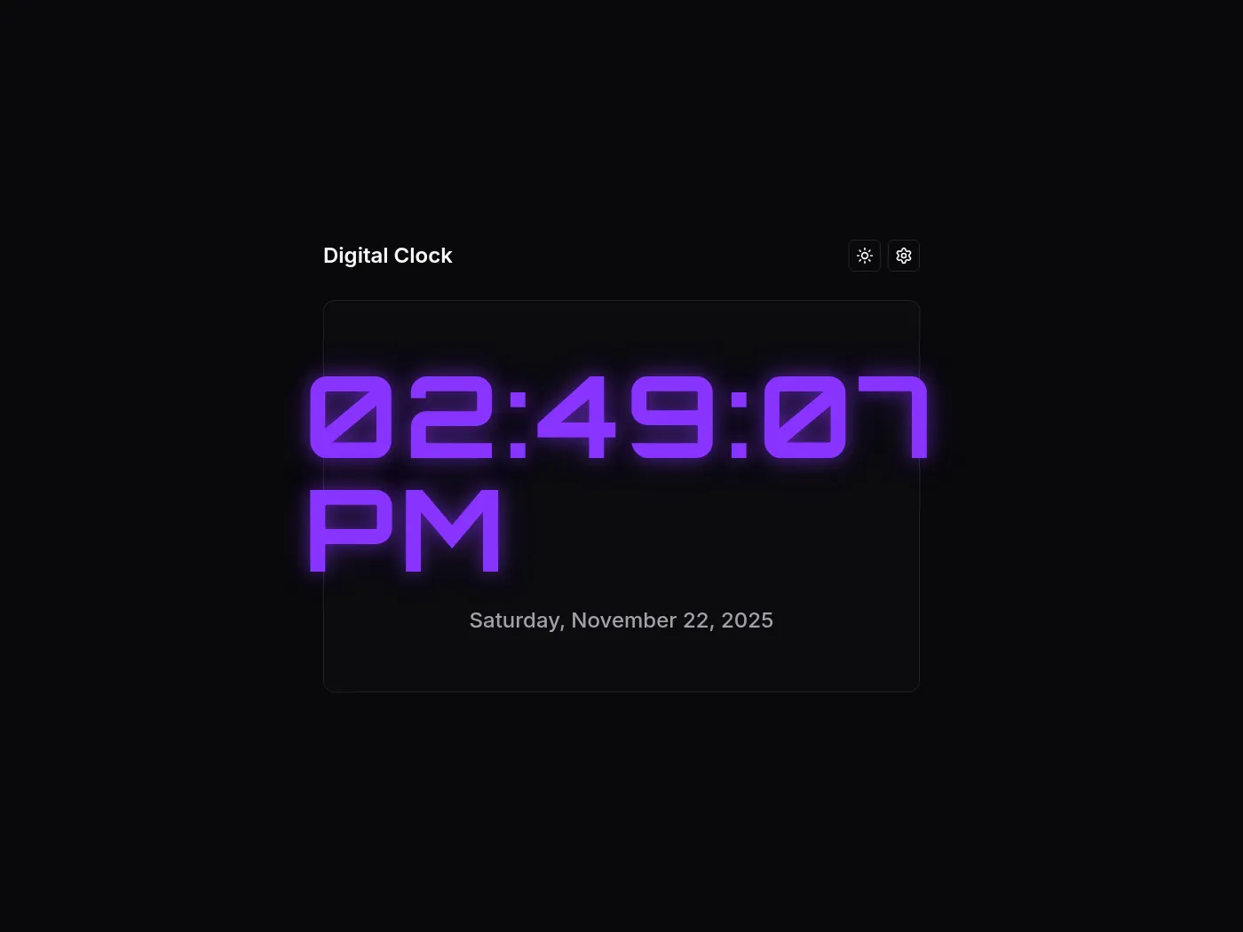 Smart Digital Clock