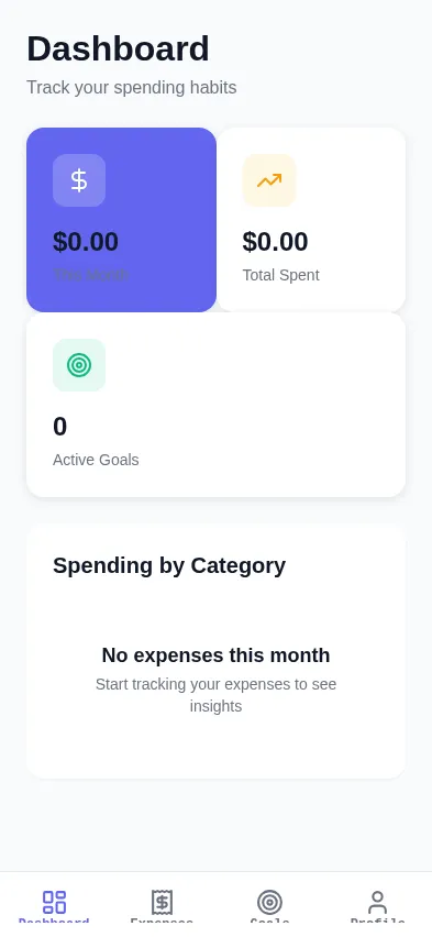 Smart Expense Tracker – Modern Personal Finance Mobile App