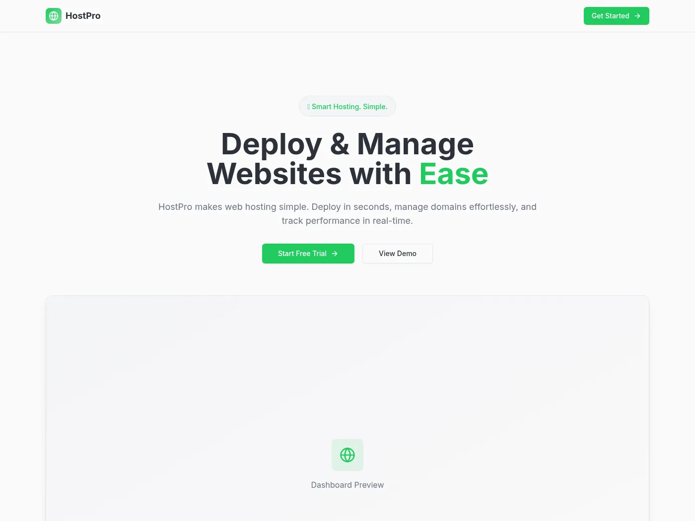 Smart Hosting Platform