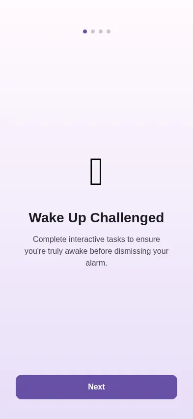 Smart Interactive Wake-Up Alarm App