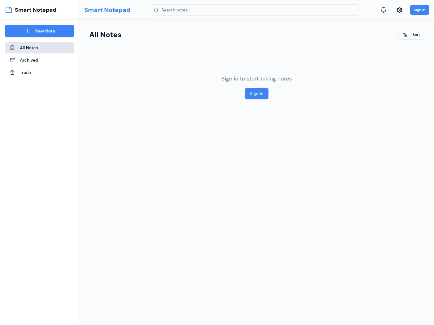 Smart Notepad: AI-Powered Note-Taking Web App