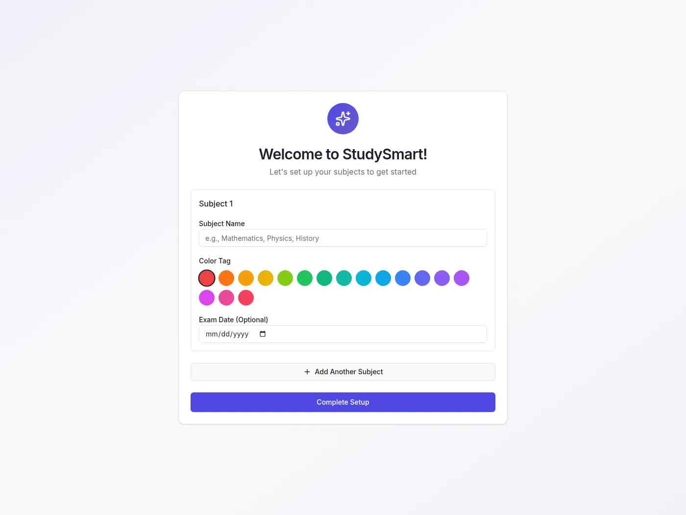 Smart Study Planner and Practice App