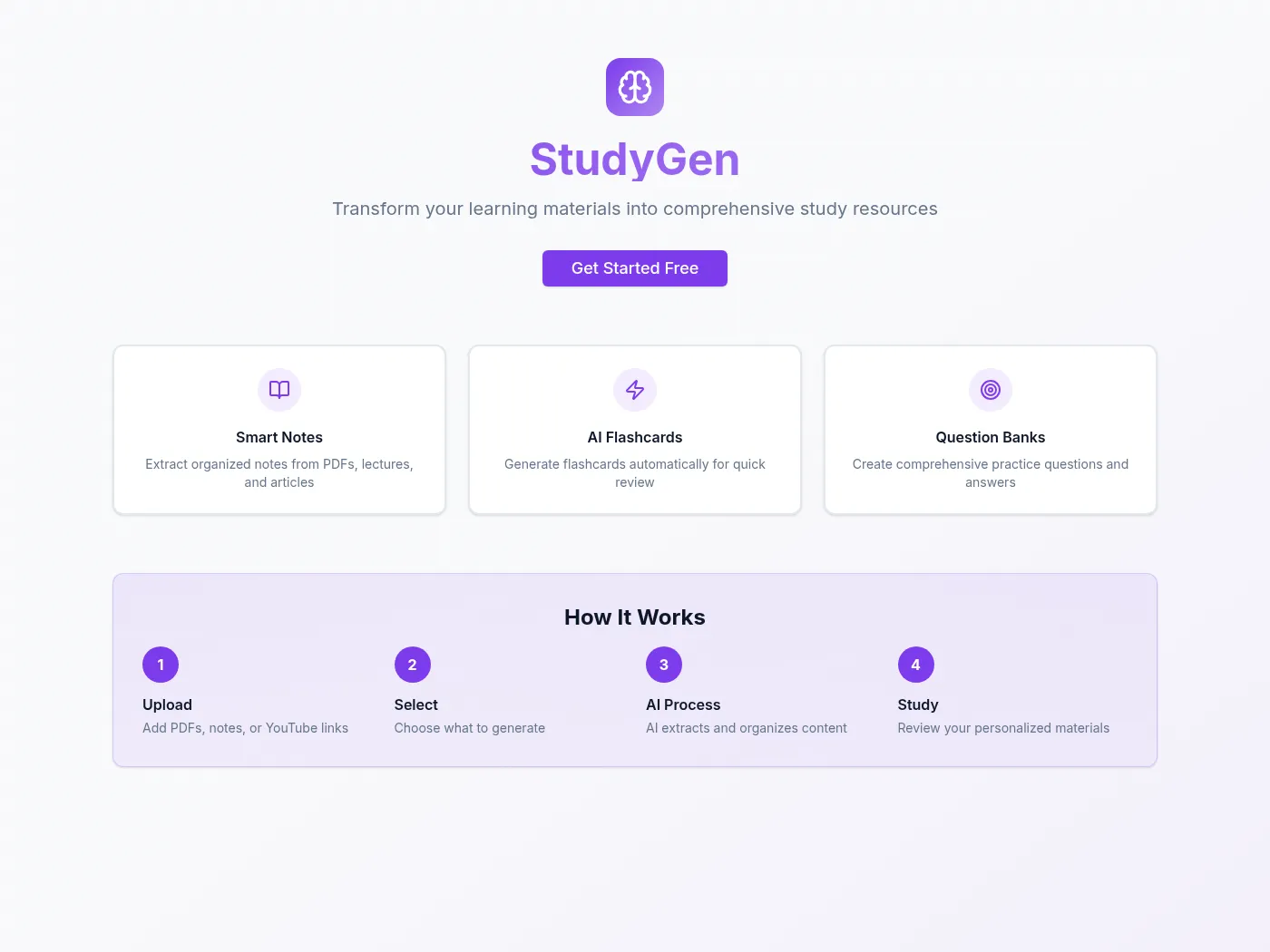 Smart Study Resource Generator