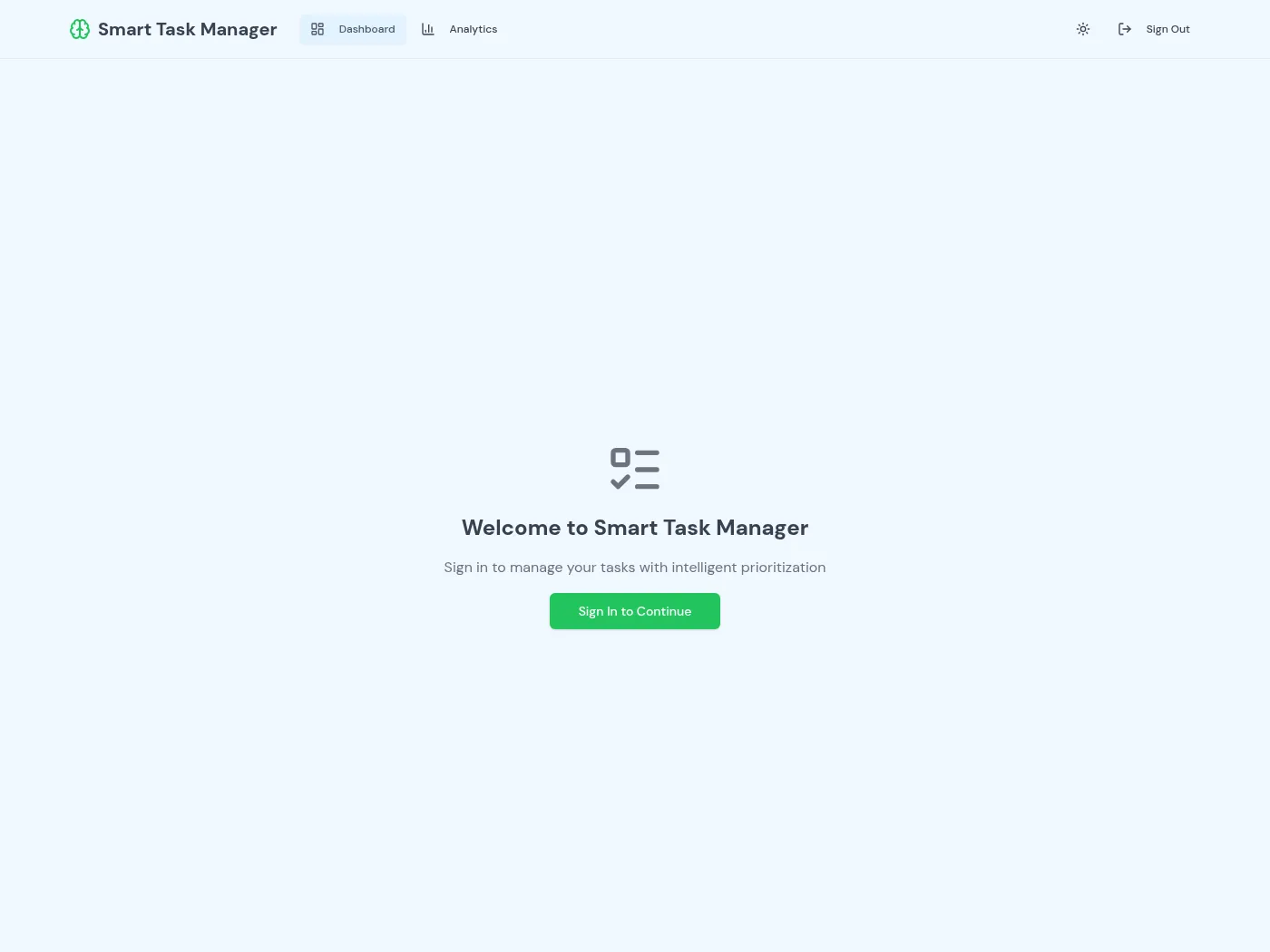 Smart Task Manager: Intelligent Web Productivity Tool