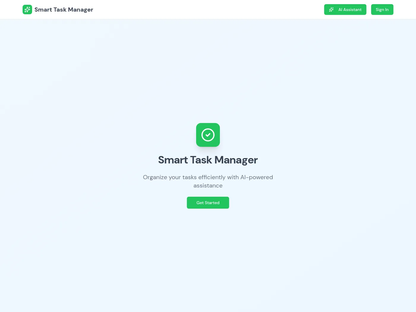 Smart AI-Powered Task Manager