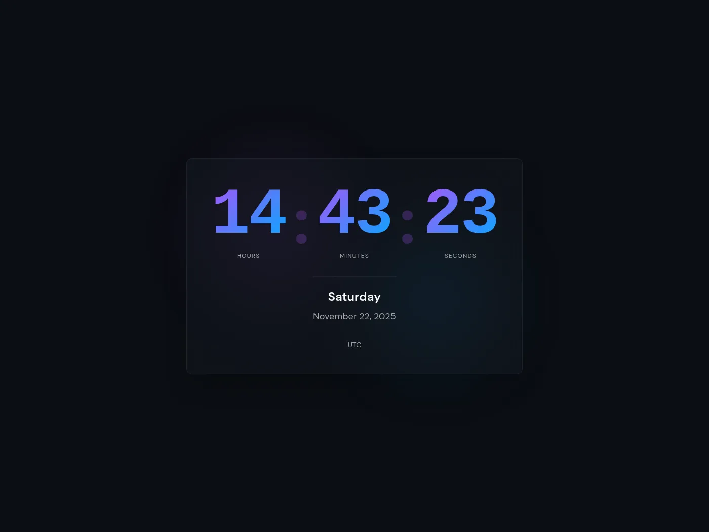 Smart Web Clock