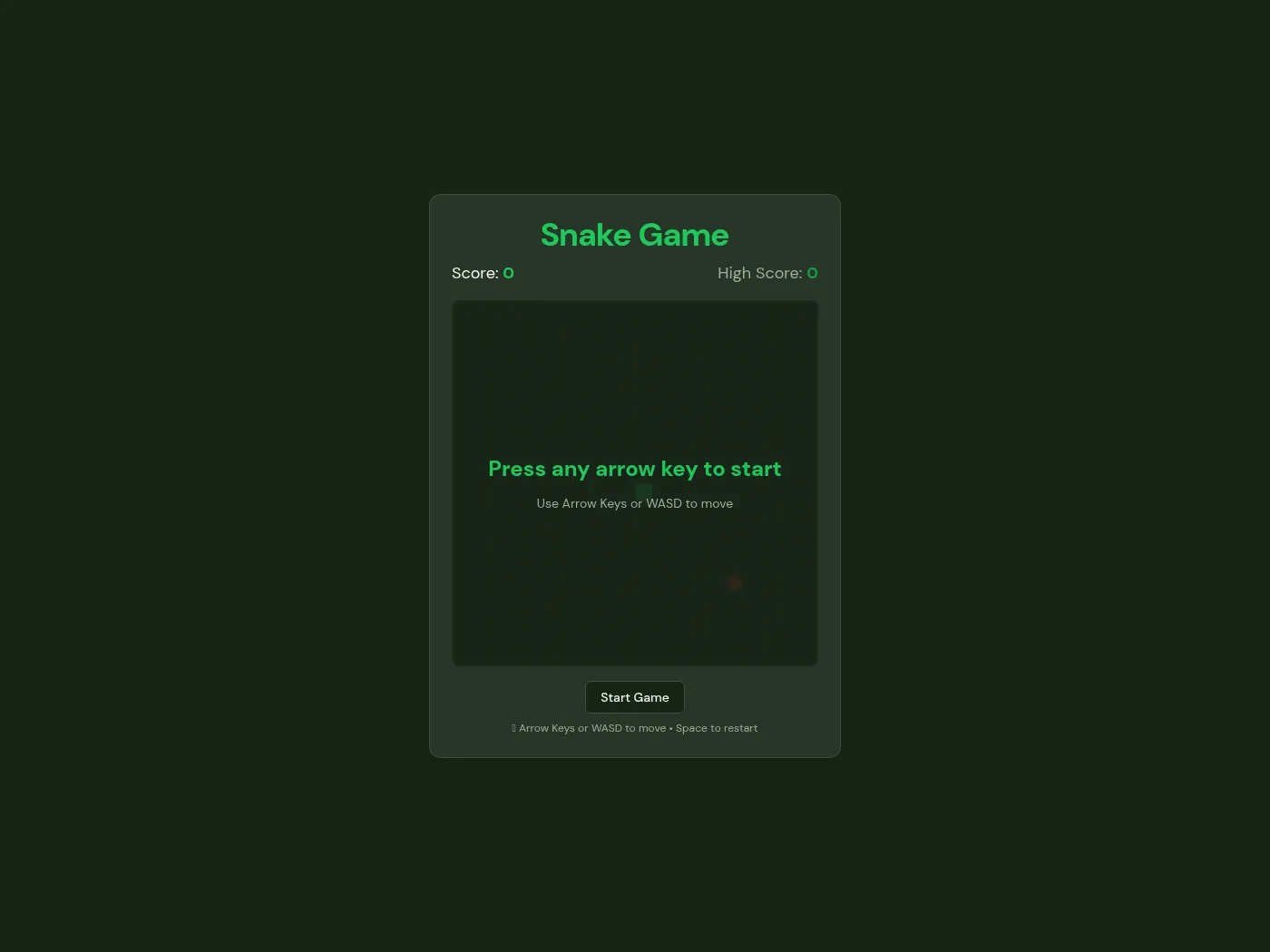 Simple Snake Game