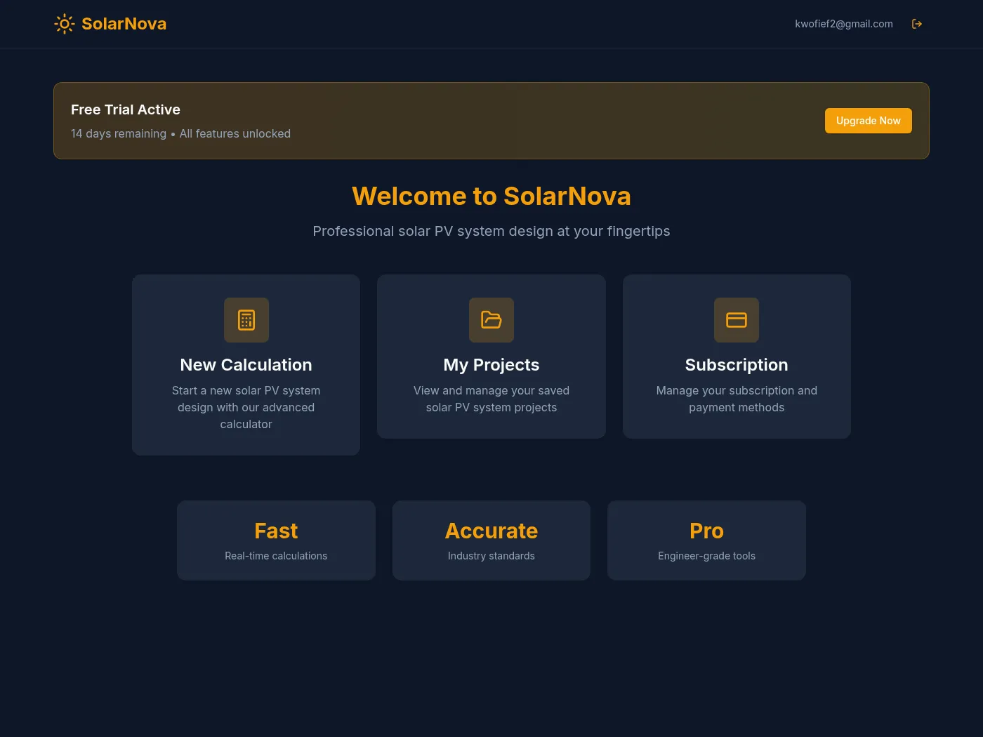 SolarNova: Futuristic Solar PV Sizing Webapp