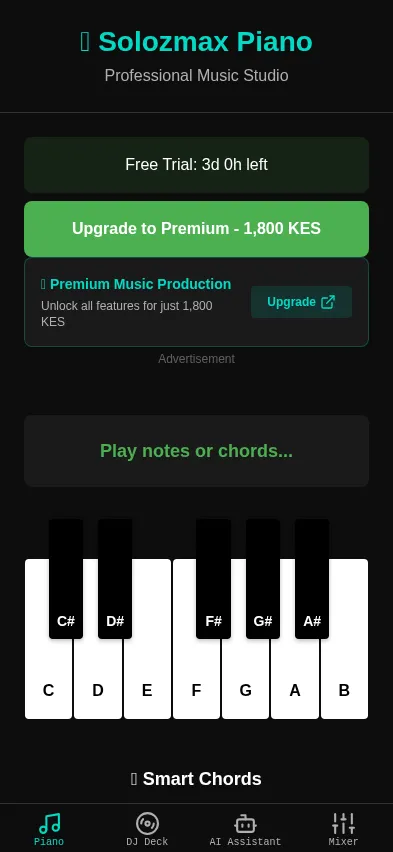 Solozmax Studio65 - All-in-One Instant Music Studio & App Builder