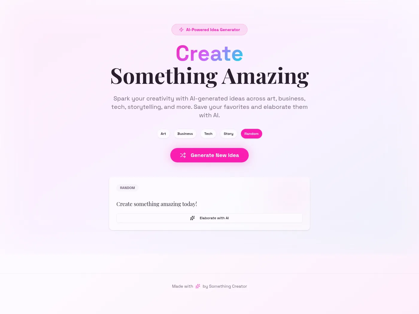 Something Creator