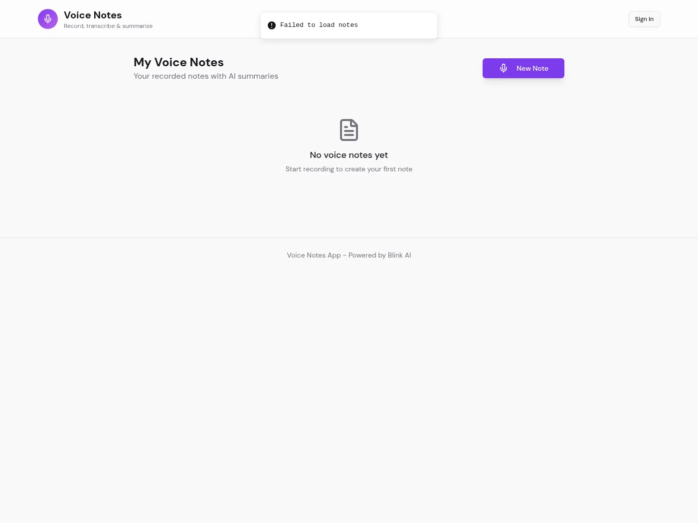 Speech-to-Notes App with Summarization