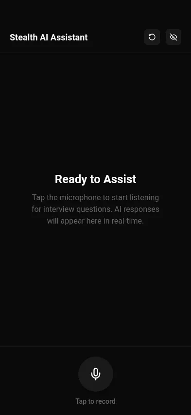 Stealth AI Coding Interview Assistant for iOS