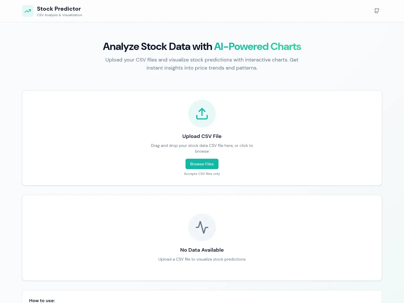 Stock Predictor Interface