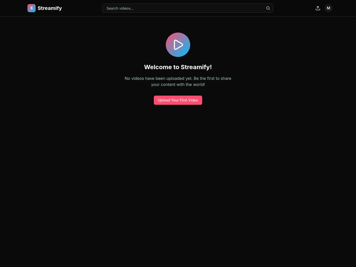 Streamify: YouTube-Style Video Sharing Platform