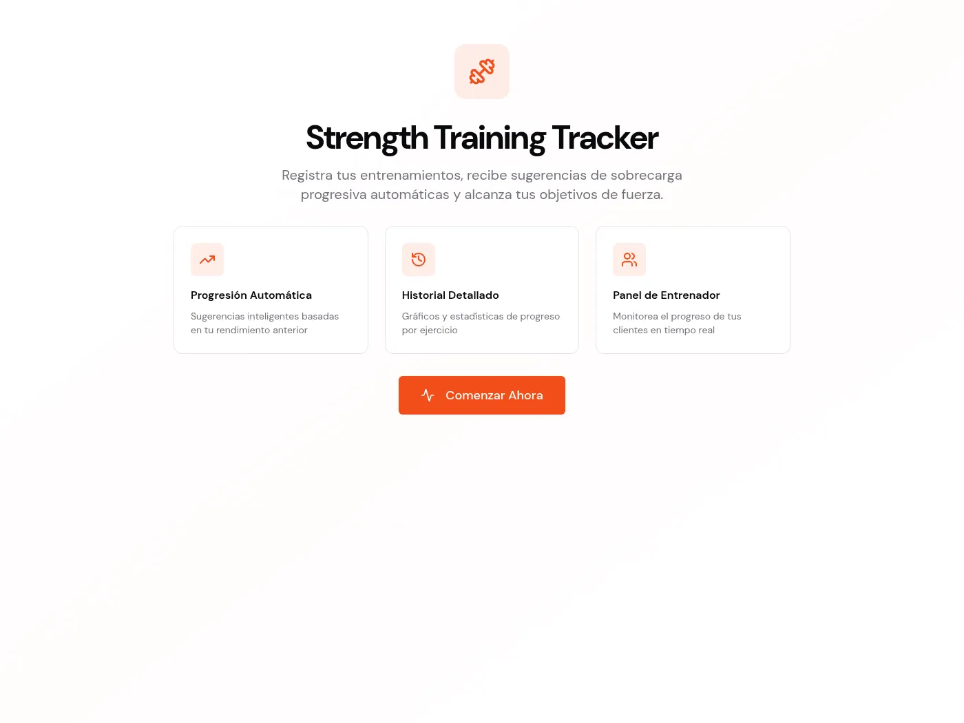 Strength Training Progression Tracker with Smart Overload Suggestions