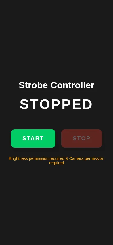 Strobe Screen & Flashlight Controller