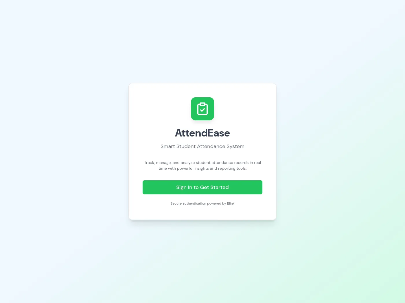 Smart Student Attendance System