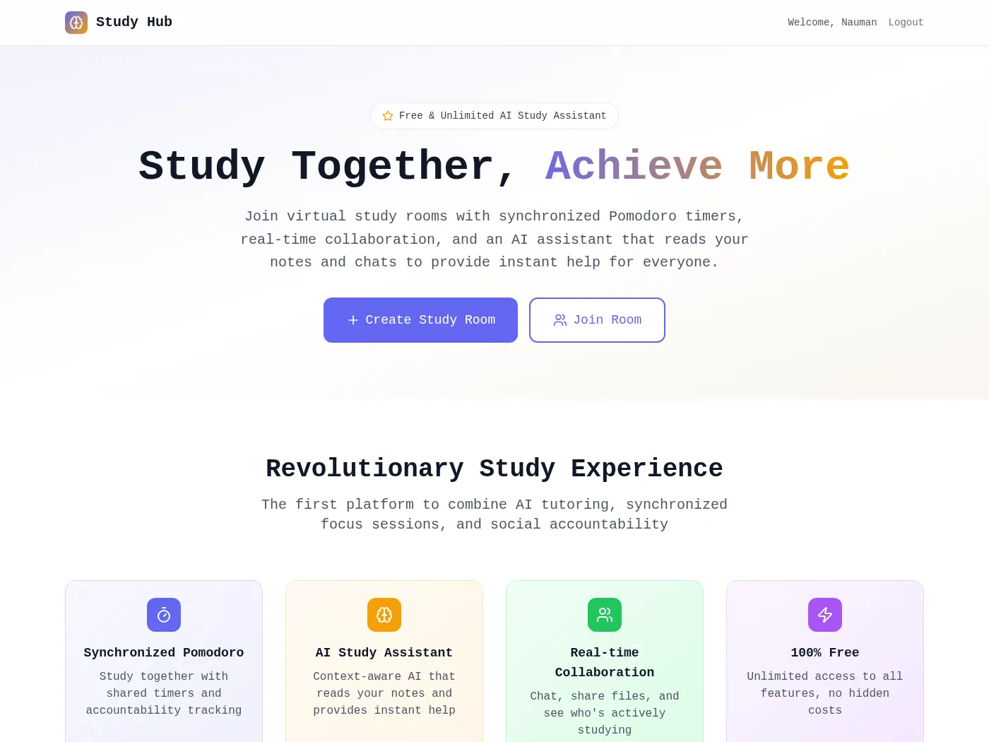 Study Collaboration Hub