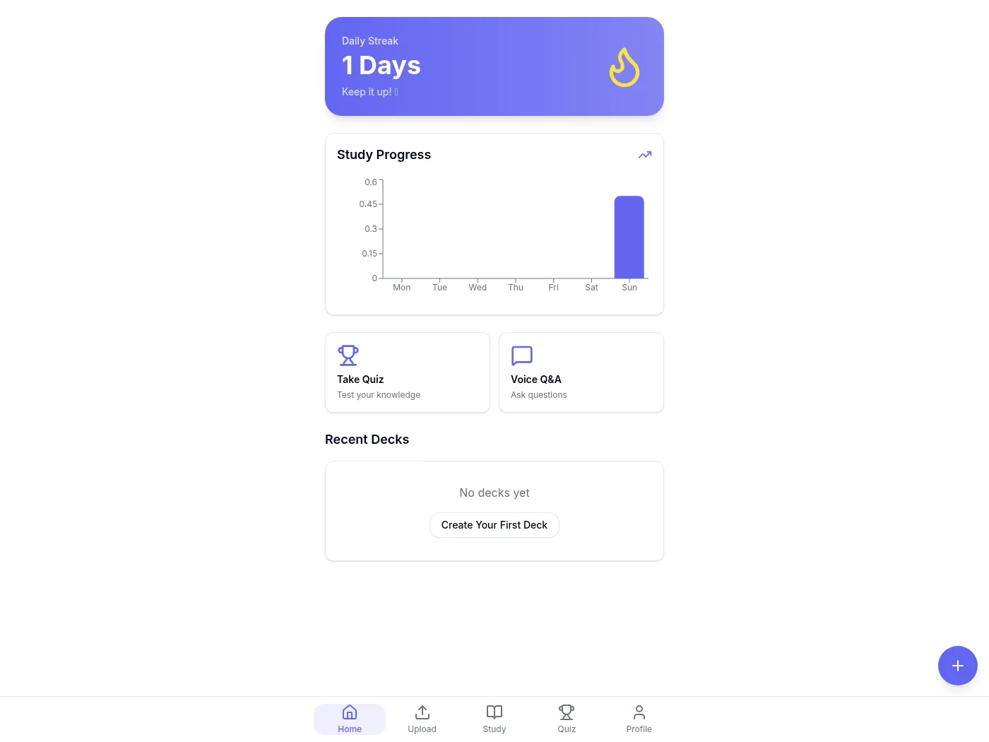 StudyGenius: Mobile-First Personal Study Assistant Web App